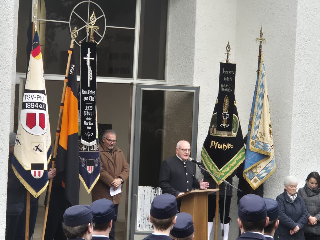 Volkstrauertag 2025 in Pfuhl – Ortsverband Pfuhl